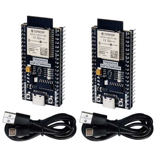 ESP 32開発ボード:デュアルコア32ビットマイクロプロセッサ、最大240 MHz、4 MBフラッシュメモリ、520 KB SRAM、オンボード2.4 GHz Wi-FiとBluetooth 4.2(LE)、USBコードアップロード装置 ...