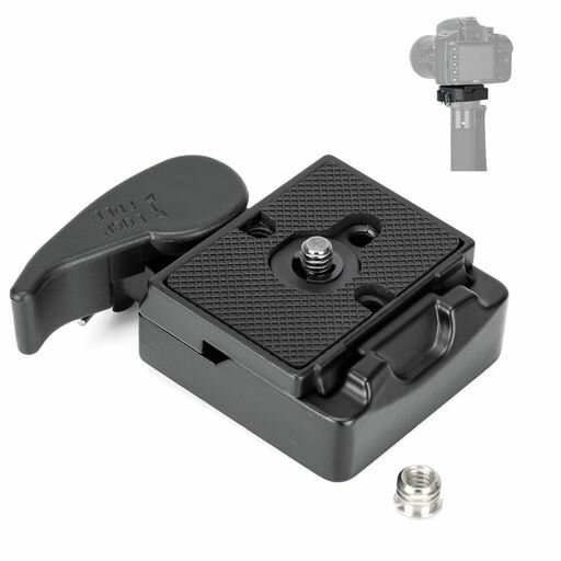 この323RC2クイックリリースプレートは、三脚と一脚に簡単に取り付け・取り外しできます。カメラと三脚の切り替えが素早く簡単に行えるため、時間と労力を節約できるだけでなく、カメラのネジ穴の摩耗も軽減します。 取り付け・取り外しも簡単です。カ...