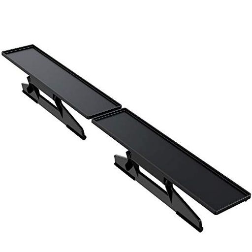 【テクニカルデータ】:幅34cm x奥行8.4cm;質量 約191g ;耐荷重 約2kg 【デスク&amp;PC周りの小物整理】:液晶ディスプレイの上部に乗せるだけで使用できる、便利な小物置きです。リモコンを置いたりや名刺やペンなどの文房具...