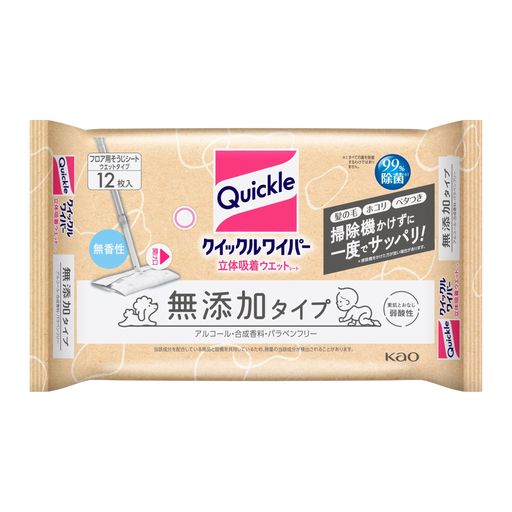汚れ落ちとやさしさを両立した無添加タイプのウエットシート 髪の毛、ホコリ、ベタつきまで掃除機かけずに一度でサッパリ! 洗浄液を含んだ立体構造のシートにより、髪の毛・ホコリ・花粉・ハウスダスト・食べこぼし・泥汚れまで一度に拭きとれます。 手へ...