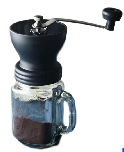 コーヒー サイズ:本体190x89x203mm/フタ74x74x17mm 素材・材質:ポリプロピレン/ガラス/18-8ステンレス/セラミック(刃)/ブリキ/ポリ塩化ビニル 生産国:中国 本体重量:553g