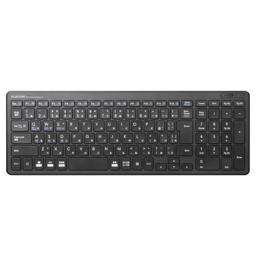 一枚板のように美しい最薄部6.5mmのBluetooth(R)薄型コンパクトキーボードです。 省電力を実現するBluetooth(R)3.0 Class2規格に適合しており、Bluetooth(R)に対応したパソコンやタブレットであれば、レ...