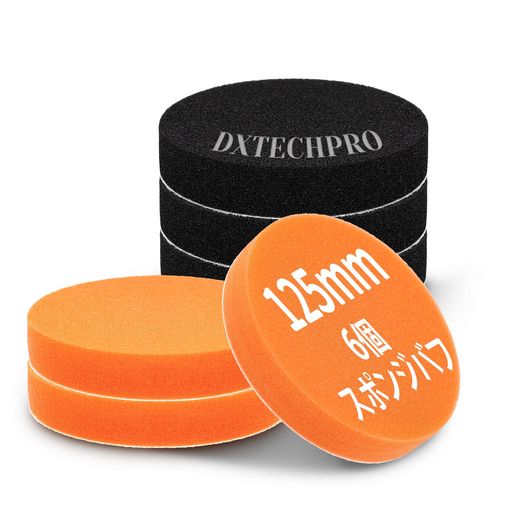 ✅【ポリッシャー バフの仕様】内容量:6個セットポリッシャー バフ 125mm;サイズ:直径125mm、厚み25mm。洗車やワックスがけ、コンパウンド、研磨、ワックスがけなどに使えます。 ✅【やわらかい素材、洗浄効果最高】やわらかいスポンジ...