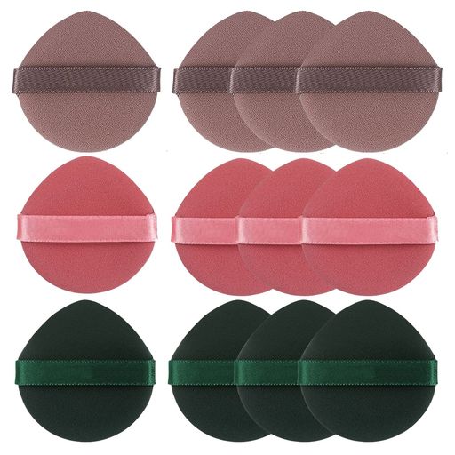 【セット内容】スポンジパフ12個セット。カラー:レッド*4個、グリーン*4個、褐色*4個。衛生面を考えると定期的にパフを交換したい人に手軽に買い替えができるクッションファンデーションパフ。 【高品質】スポンジパフ厳選された高品質で肌にやさし...