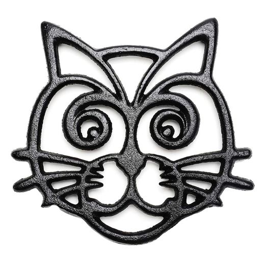 丈夫な鋳鉄で作られ、優れた耐久性がある。かわいい猫の形、おしゃれで魅力的。 防錆の塗装加工で、錆びにくくて、長持ちしやすい。カビになる心配もなし。汚れた時のお手入れも簡単。 魅力的なデザインとエレガントの花柄、機能性だけではなく、飾り物とし...