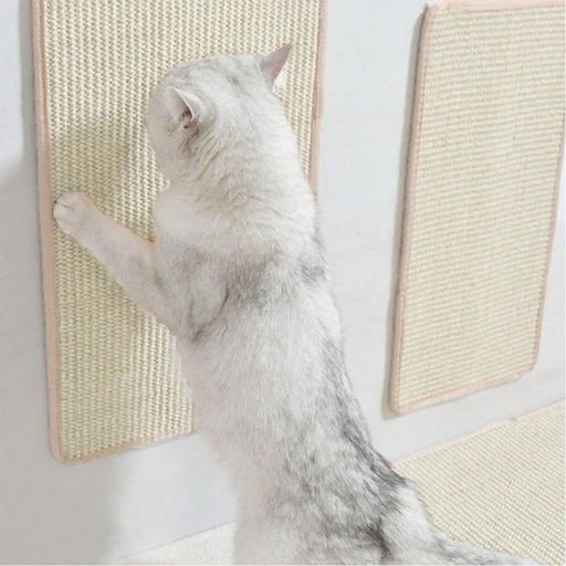 クライミング 【天然サイザル麻材質】猫スクラッチボードは天然サイザル麻で作られています。サイザル麻生地は丈夫でザラザラとした質感が特徴です。持続可能で耐久性があり、細かく砕けすぎず、床に汚れが残りにくく、猫にとって満足のいく爪とぎ材です。 ...
