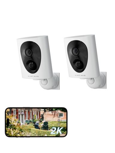 【充電式・100%ワイヤレスで配線不要】内蔵リチウム電池の充電式防犯カメラで、1回のフル充電で約1〜3ヶ月使用可能(ご利用環境により変動)。電源コード・LAN配線が不要で、ネジ固定と粘着パッドの2通りの取付方法に対応。玄関・駐車場・庭先など...