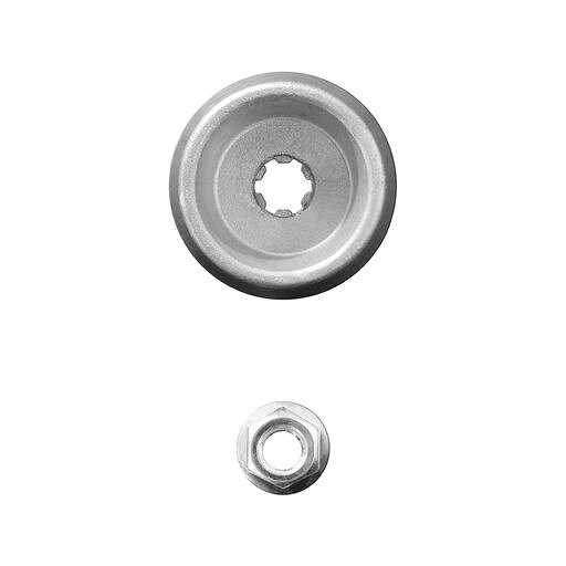 EARTHMAN SHARELINK 2WAY・3WAYグラストリマー用交換部品 左締めナットのすり減り防止に 【取付け適用機種】EM SHARE LINK 18V充電式ギア・ブラシレス3WAYグラストリマー SL-BGGT185-AS、E...