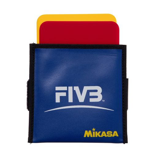 バレーボール審判用警告カード 支柱取り付け用 台湾製 10cmX15cm アクリル