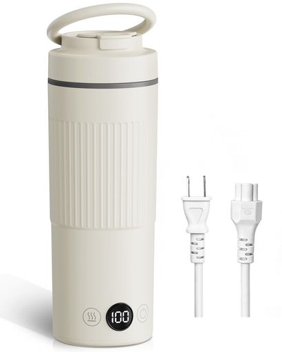 1.【600ml大容量】一度でしっかり使える実用サイズ🔆一般的な携帯用ケトルよりも余裕のある600ml容量を採用。一度に必要なお湯を準備でき、使い勝手を重視した設計です。スリムな本体サイズはそのままに、実用性を高めた2026...