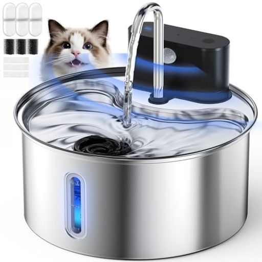 ペット用品 【三つの給水モード】猫自動給水器の3つの給水モードは次のとおりです:センサー感知式、間欠式、持続式。電源キーを短押しするとセンサーモードに切り替わり、近くにペットを感知すると自動的に15秒間給水します。再度電源キーを短押しすると...