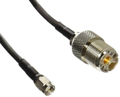 M-SMA変換ケーブル 高品質ケーブル採用 コネクターのセンターピンは24K金メッキ仕上げ
