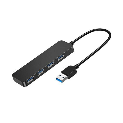【マルチUsbポート】このusbハブは簡単にコンピュータの1つのUSBポートを4つのポートに拡張することができ、4つのポートが同時に動作することをサポートし、圧迫感がなく、温度を中間の範囲に保ちます。 【5Gbps高速データ転送】USB 3...
