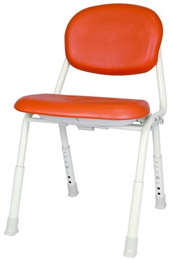 幅40.5x奥行44~46x高さ59~69cm 折りたたみ時:奥行22x高さ69cm 座面:幅38x奥行29.5cm 座面高:33~43cm(6段階/2cm)