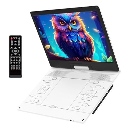 【目の保護モード搭載&amp;15.6インチの超大画面】DVDプレーヤー業界独自技術目の保護モードを採用され、長時間鑑賞目が疲れる不快感、ワンボタンで目の保護モードをONにして、目の負担が減って、見やすい画面を表示、暗い部屋で映画鑑賞も目に...