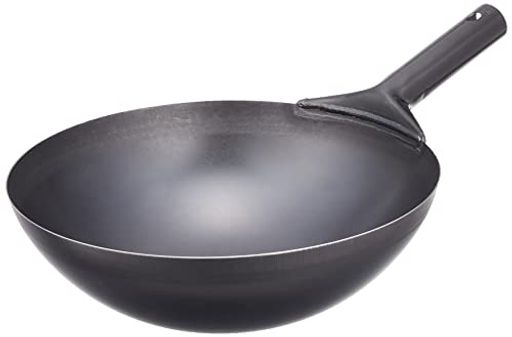 中華料理の調理に適した中華鍋 サイズ:φ270x深さ78mm 重量:930g 素材・材質:鉄 原産国:日本 板厚:1.2mm