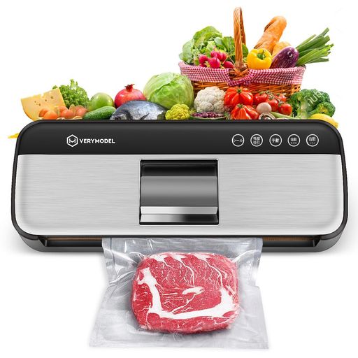 【家庭用真空パック機おすすめ】VERYMODELAP-18II真空パック機はお肉、魚、野菜など生鮮食品の鮮度保持と安全性を大幅に向上させます。特に湿気が残りやすい食品や長期保存時の衛生面での不安を減らす。食品ロス削減とご家族の健康を真空鮮度...