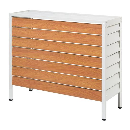 製品外寸(約) 幅1065x奥行385x高さ890mm 製品内寸(約) 幅990x奥行350x高さ860mm サビにくく丈夫なアルミ製. ドライバー1本で組立て可能。