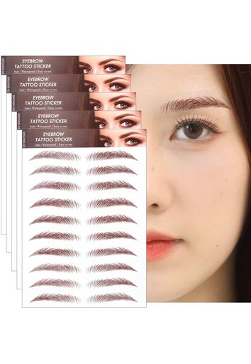 自然な眉毛:この眉毛シールは髪の毛のようなストロークがあり、一本一本で立体的で非常に自然でリアルな眉毛になっています。地毛に合わせるシールを選んで、ナチュラルで異常感を感じられません。短い時間で理想の眉毛を作れます。 使用簡単:眉毛シールは...