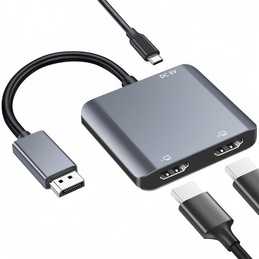 【MST 拡張モード/ミラーモード】DisplayPort からデュアル HDMI アダプターは、DP 対応デバイスに簡単に接続して、画面のコンテンツをミラーリングまたは拡張します。Windows ではミラー モード (AAA) と拡張モー...