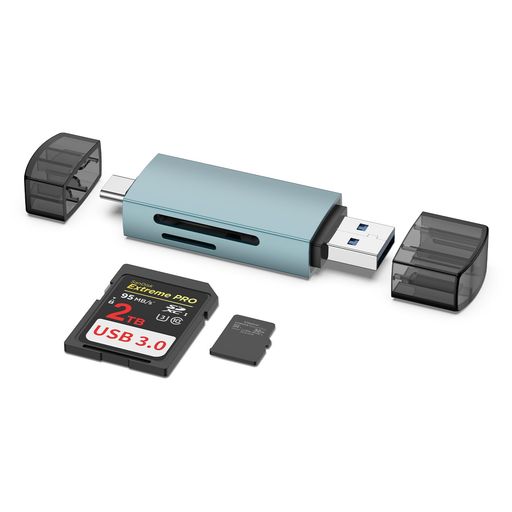 【新アップグレード金属ボディ|上質な質感&amp;優れた放熱性】sdカードリーダー usbは金属筐体を採用し、従来のプラスチック製より高級感が大幅アップ。手に取った瞬間に違いを実感できます。さらに、金属筐体は放熱性に優れており、高速転送を長...