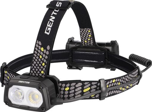 サイズ(約):幅62.2x奥行41.2x高さ38.7mm、本体重量:約385g セット内容・付属品:本体・滑り止め付きヘッドバンド (25mm)・テスト用電池 (単3形アルカリ電池x3本)、使用電池:単3形アルカリ電池x3本 明るさ:Boo...