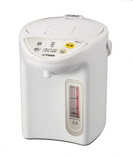 蒸気量約1/3カットの省スチーム沸とう 節電タイマーで電気代お得 カラ炊き防止・転倒流水防止機能付き 本体サイズ:幅21.2x奥行28.0x高さ25.4cm 本体重量:2.0kg 本体=ポリプロピレン、内容器=ステンレス(フッ素加工) 電源...