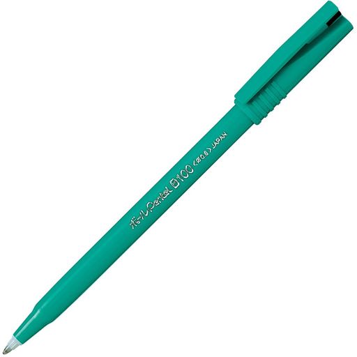 サイズ:軸径 15mm x奥行 11mm x 長さ 136mm(1個あたり) 重さ:8g(1個あたり) 材質:軸、キャップ、色表示:再生PP、ABS ペン先:POM 尾栓:PE ボール径:0.6mm