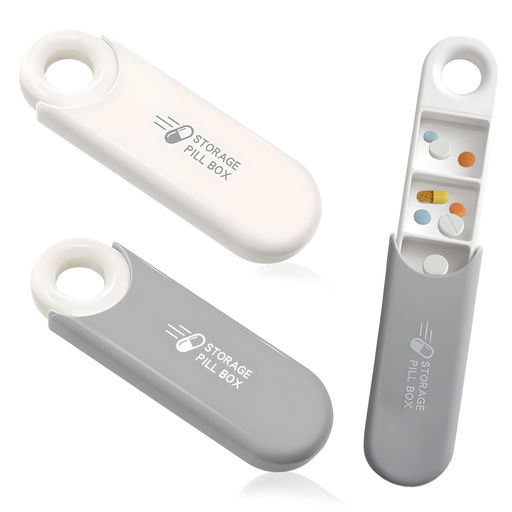 1日3回分:3分割デザイン3つのコンパートメントで、朝・昼・晩の薬やサプリメントを分けて収納可能を簡単整理飲み忘れ防止に最適で 高品質の素材:ピルボックスは高品質のABS素材zで作られており、ビスフェノールAを含まない、安全、無味、無臭、材...