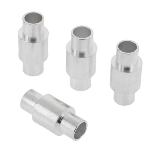 カラー:シルバー 材質:アルミ 内径:約0.25 "" / 6.3mm 外径:約0.31 "" / 7.9mm 長さ:約9.93インチ/ 23.5mm スケートボード、スタントプッシュキックスクーター、スタントスクーターホイール、子供スクー...