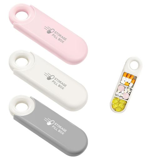 3個セットで便利な収納ケース ホワイト・グレー・ピンクの3色セット。コンパクトサイズで医薬品や小物の整理に最適。 高品質ABS素材で安全安心 無臭・耐水・耐湿性に優れ、滑らかなエッジ加工で手に優しい仕上がり。 仕切り付きで分類簡単 スナップ...