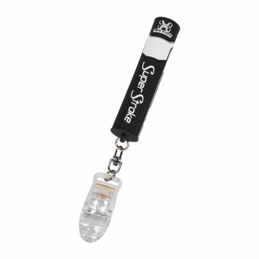パット時のパターカバー紛失防止あのスーパーストロークがミニサイズのパターカバーホルダーになった! サイズ:本体/90mmx直径20mmチェーン/75mm(フック含む) 材質:本体/PVCキーホルダー/鉄 ユニセックス大人