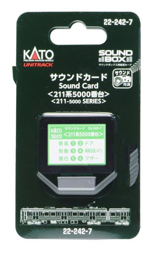 走行状況による走行音の変化をリアルに感じながら臨場感ある鉄道模型体験をお楽しみいただけます。 JR東海所属211系特有のサウンドを収録したサウンドカードが登場です。走行音や補機類の稼働音、ドアチャイムなどにJR東海らしさが表現されています。...