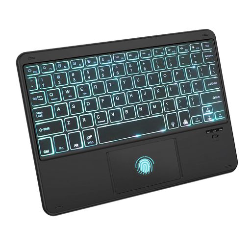 【タッチパッド付き】このキーボードは高感度のタッチパッドを備えており、通常のマウスのすべての機能を備えています。別のマウスを購入しなくても、カーソルを自由に動かすことができます。fn +スペースバー:タッチパッドを閉じて開くことができます。...