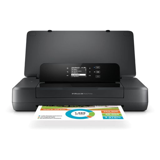 事務所 【製品特徴1・コンパクトで持ち運びに便利】HP OfficeJet 200 Mobileは、コンパクトなサイズと軽量な設計で、どこでも簡単に持ち運びできます。別売りのバッテリーを装着することで、外出先でも電源なしでスムーズに印刷でき...