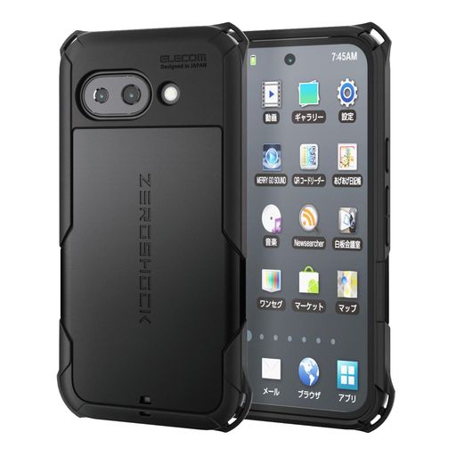 対応機種:Google Pixel 9a 衝撃吸収構造で端末を衝撃から守るZEROSHOCKケースです。 落下時に最も大きな衝撃が予想される四つ角にダンパーを設置し、効率的に衝撃を吸収します。 衝撃吸収に適したソフト素材と、それを外側から包...