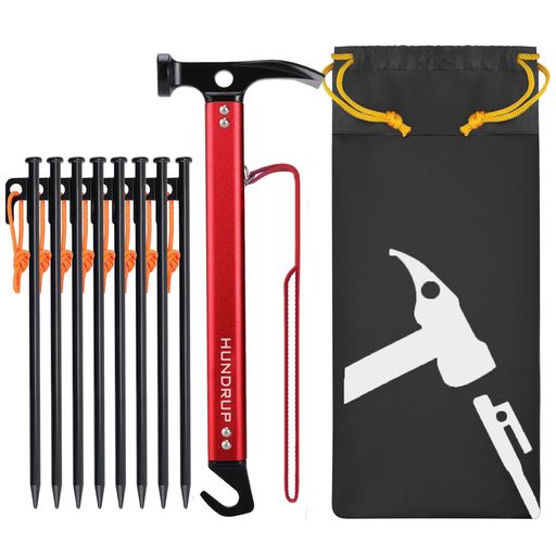 ✅【お客様の声から誕生!「フックが外れる」悩みを完全解決】:「硬い地面でペグを抜く時、フックがすぐに落ちてしまう」というフィードバックに基づき、製品の安定性を徹底的に見直しました。フック固定部にリベットを追加することで、強度と安定性が格段に...