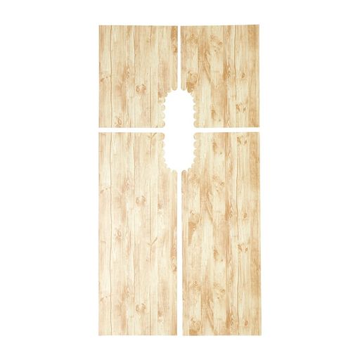 【商品仕様】サイズ/(約)90x170cm(厚み0.3mm)、カラー/オーク柄、材質/表面:塩化ビニル樹脂、裏面:アクリル樹脂、保護フィルム:ポリプロピレン、貼れる面の材質/木質フローリング・塩ビクッションフロア・タイル・硬質塩ビフロア・貼...