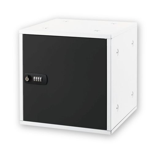 スタッキング可能なスチール製ロッカー。付属の連結ネジで上下左右連結が可能です。(最大4段まで積み上げ可)ボディはスチール製だから耐久性に優れています。 セキュリティはダイヤル錠4桁で任意に設定可能です(10000通り)。暗証番号を変更したい...