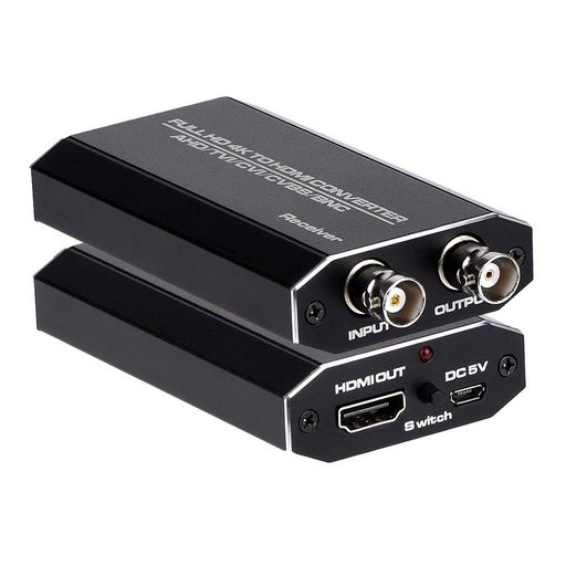【AHD to HDMI変換器】このTVI / CVI / AHD / CVBSからHDMIへのコンバーターを使用すると、TVI、CVI、AHD、CVBS信号を720 / 1080PHDMI信号にシームレスに変換できます。 【解像度】HDM...