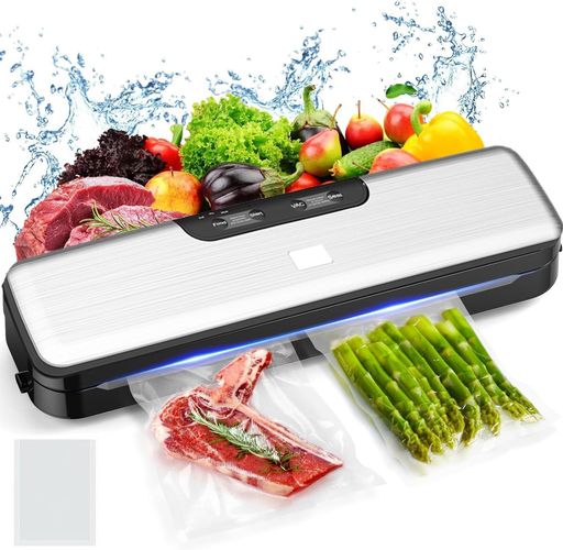 🥗 【5モード &amp; 手動機能で食材別最適保存】 この真空パック機はドライ・ソフト・ミートなど5モードで、ハーブやイチゴ、肉類の風味を守る脱気を実現。真空機の手動モードで小物包装も簡単。真空機のシールのみ機能でパンやス...