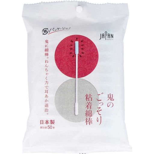粘着力で耳あか退治。耳あかごっそり、驚異の粘着力。