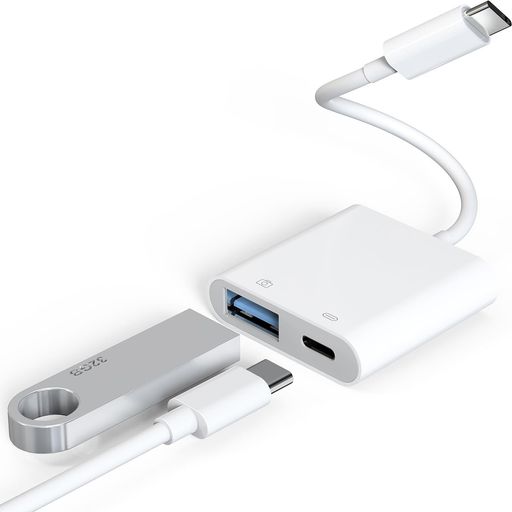 【2IN1Type-CUSB変換アダプタ】本製品はType-C端子からUSB機器を直接接続できる2in1カメラアダプタです。パソコンを使わずに、デジカメ・USBメモリ・周辺機器から写真・動画・ファイルをスマートフォンへ即転送可能。アプリ不要...