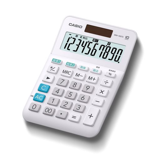 2つの税率計算が可能な「W税率」機能を搭載 【税計算】消費税の税込・税抜・税額をそれぞれ計算できます。設定税率は変更可能です。 【桁数】10【大きさ(奥行x幅x高さ)mm】179x126x30.9【質量(g)】165 【T・W・P(太陽電池...