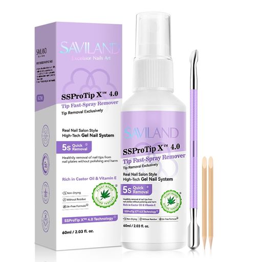 SSProTipX4.0テクノロジーで5秒で高速除去:最新のSAVILANDSSProTipX4.0チップファストスプレーリムーバーをご紹介します。独自のハイテク機能を備えており、固形ジェルネイルグルーをわずか5秒で超高速かつ効率的に除去で...