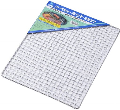 原産国:中国・ベトナム サイズ::幅29cm X 奥行37.4cm 材質:スチール(クロームメッキ) 本体重量:0.27kg 線径:4.0mm 1.3mm 網目ピッチ:13.5mm