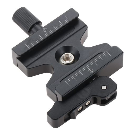 【商品内容】50MMクイックリリースクランプ1個(ネジノブとロックレバー2種のロック機能あり)、サイズ変換ネジアダプター1個(3/8”から1/4”)。 【規格対応】本製品のクイックリリースクランプはアルカスイス規格の製品と互換性があります。...