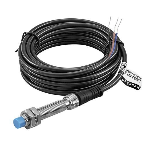 取り付け穴の直径:8mm。 検出距離: 2mm。 動作電圧: 10-30VDC; 電流出力: 200mA。 出力タイプ:PNP NC(ノーマルクローズ)。 検出対象物:鉄