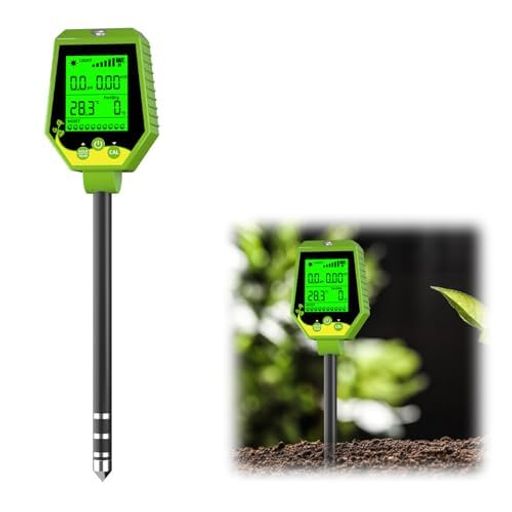 【基礎的植物診断】作物がしおれているのは、水分の問題、日照不足、不快な温度、栄養欠乏(EC)、土壌の質の悪さ(肥沃度)、それともpH値が養分の吸収に影響しているのでしょうか。Slyfox6-in-1土壌メーターを使用すると、土壌のpH/EC...
