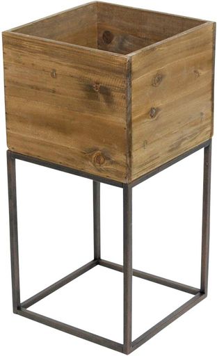 本体サイズ:約21x21x43cm 材質:アイアン・ウッド 原産国:中国